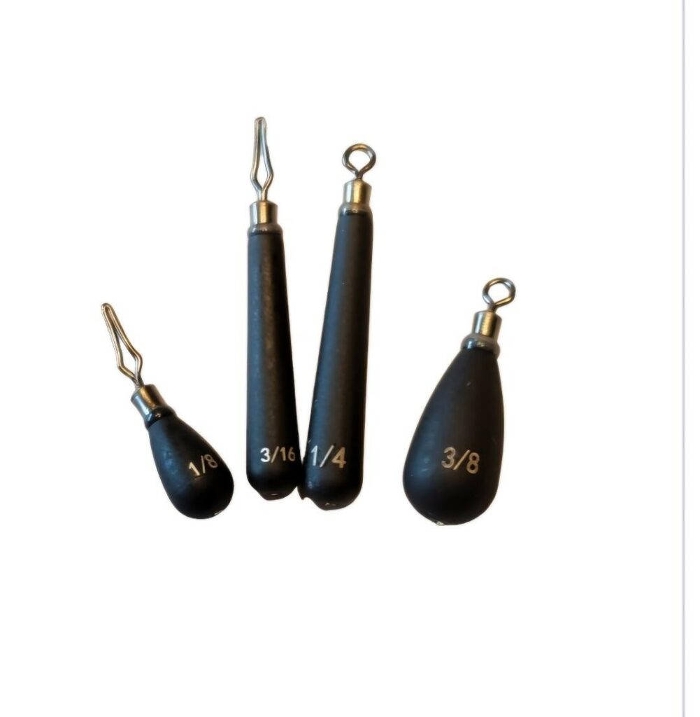 30 Tungsten Drop Shot Weights – Motley Fishing